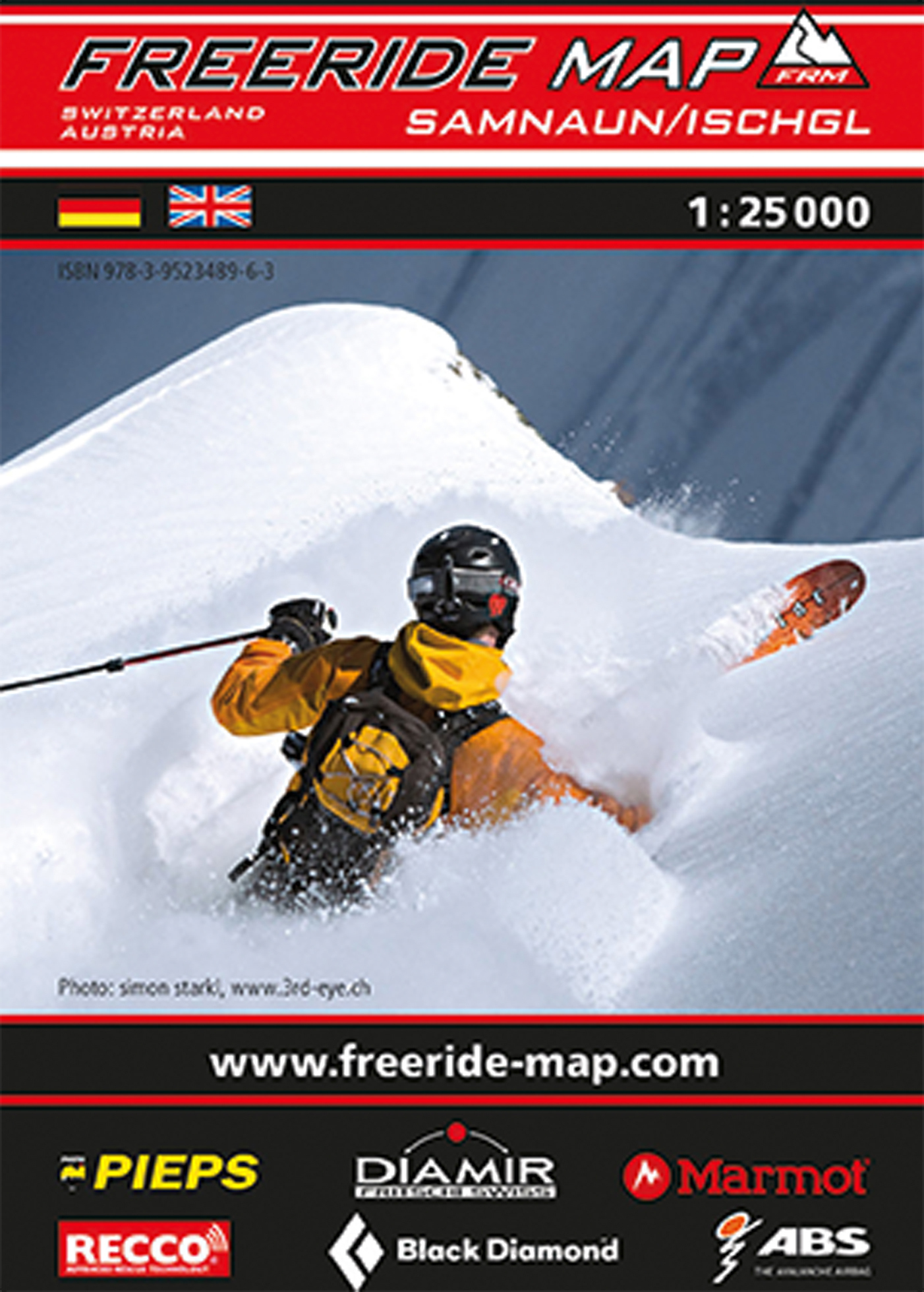 Freeride Map Freeride Map Samnaun-Ischgl Karte 1:25‘000 Skitouren ...